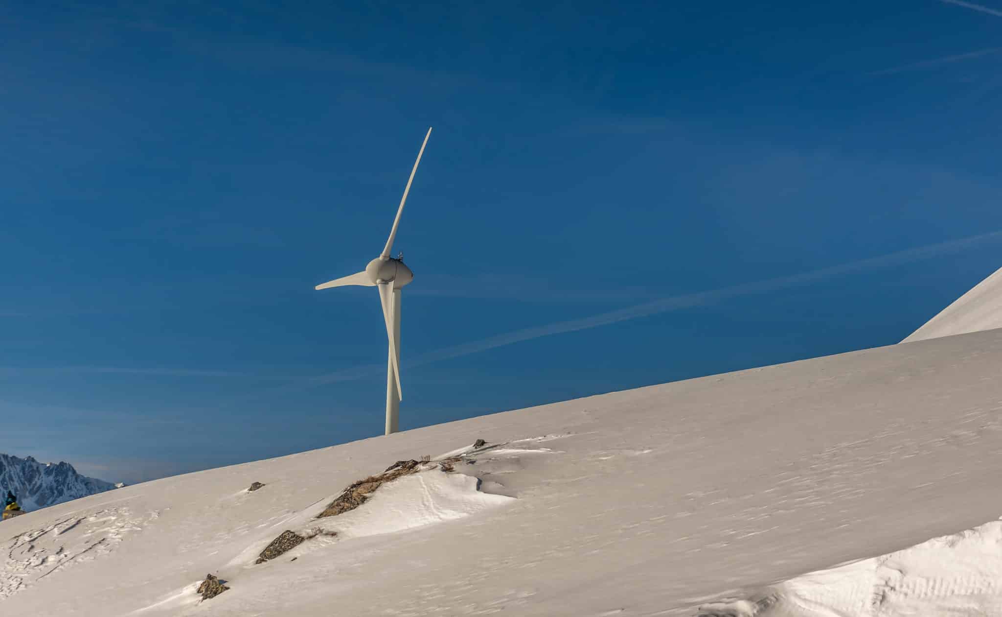 Wind,Turbine,And,Snow,In,The,Swiss,Alps,,Switzerland | 2050Today